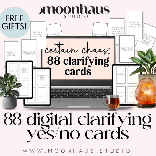 yes/no digital clarification deck: clarifier cards, printable download ...
