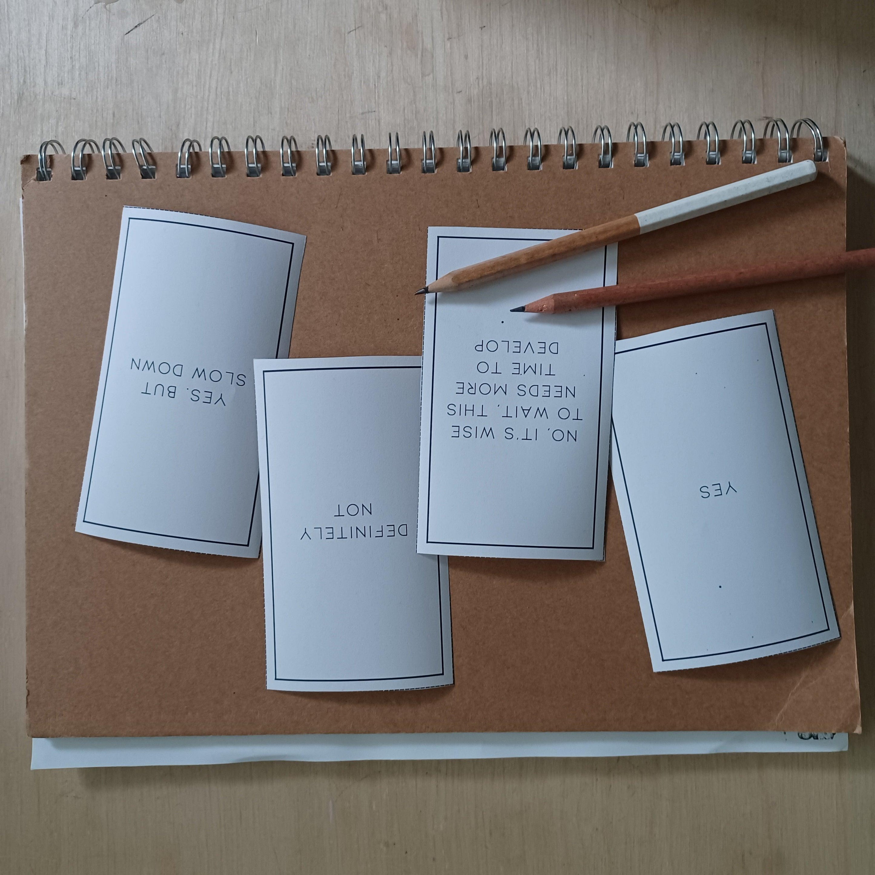 yes/no digital clarification deck: clarifier cards, printable download ...